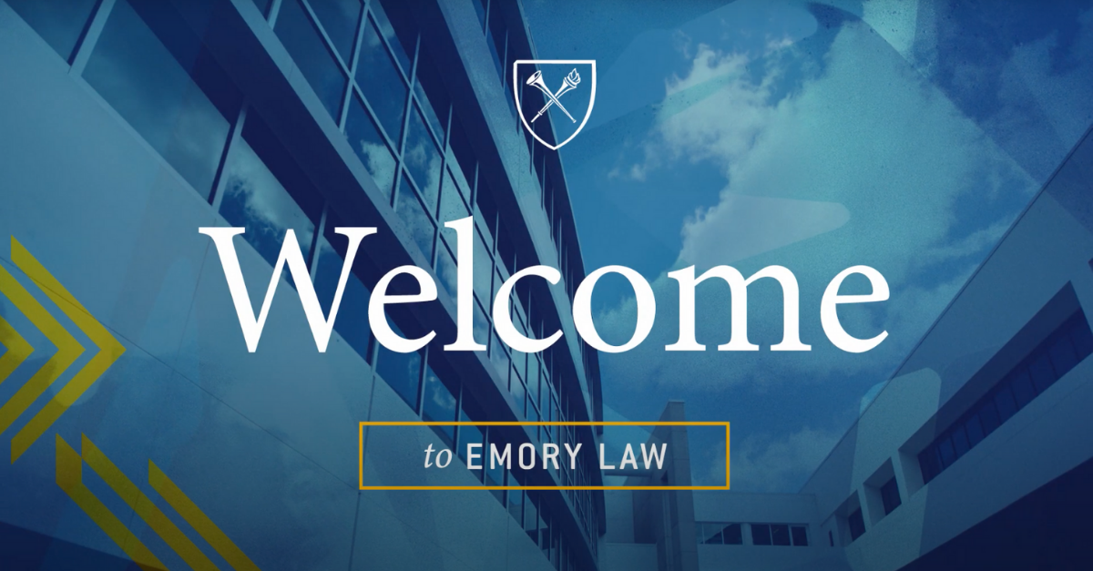 Lenz Produces Video for Emory Law’s Virtual On-Campus Visiting Day